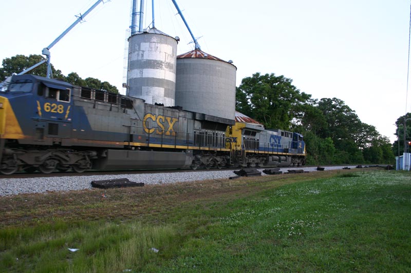 Southbound Zips Past Through Downtown